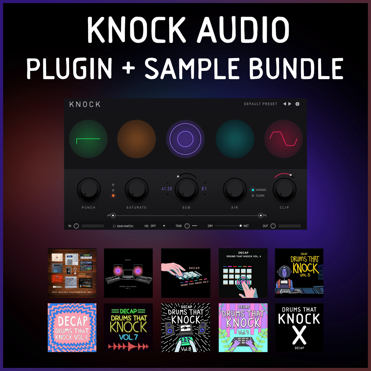 KNOCK PLUGIN + SAMPLE BUNDLE | Knock Audio